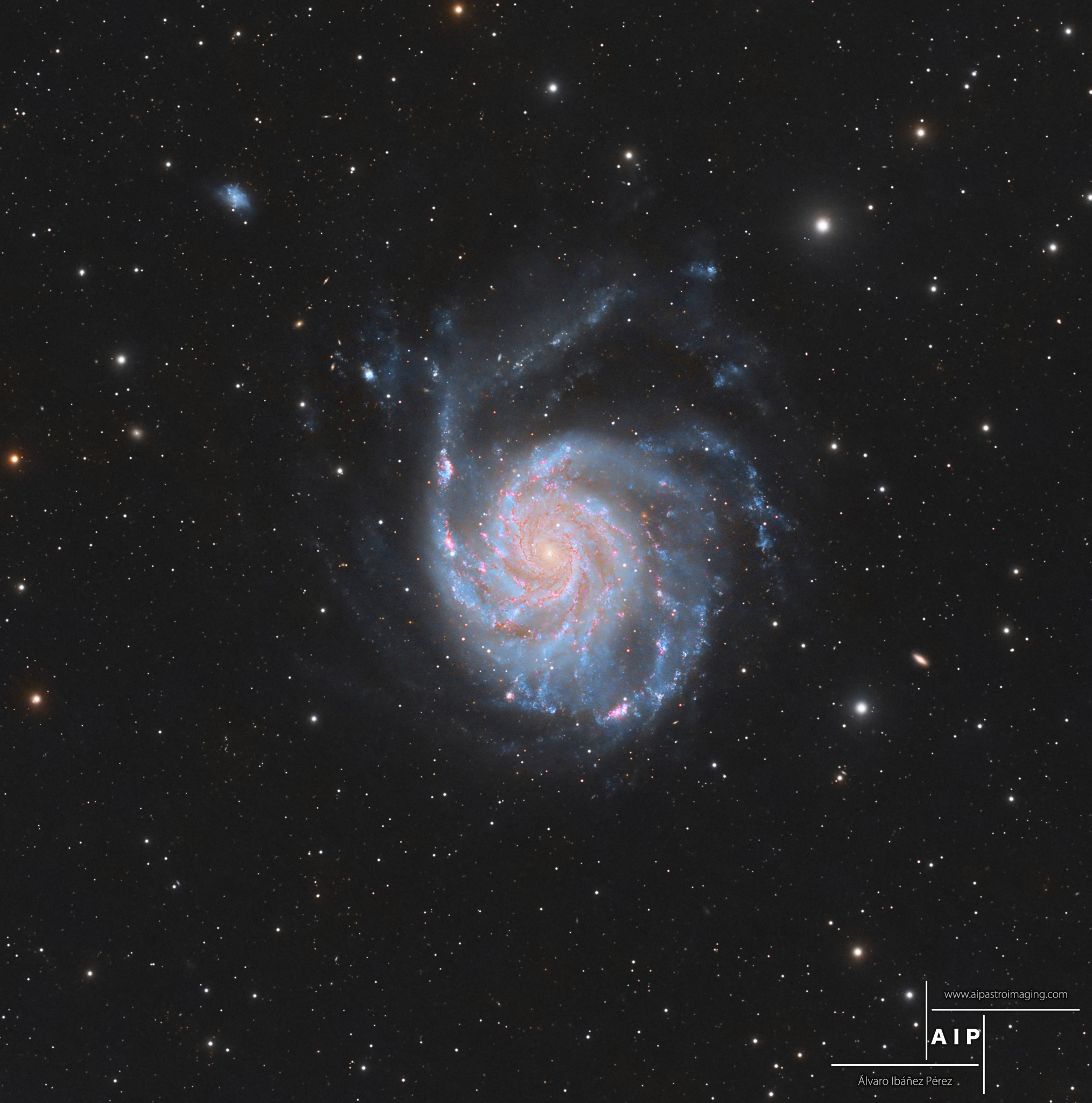 M101 y supernova SN 2023ixf desde AstroArbacia 2023